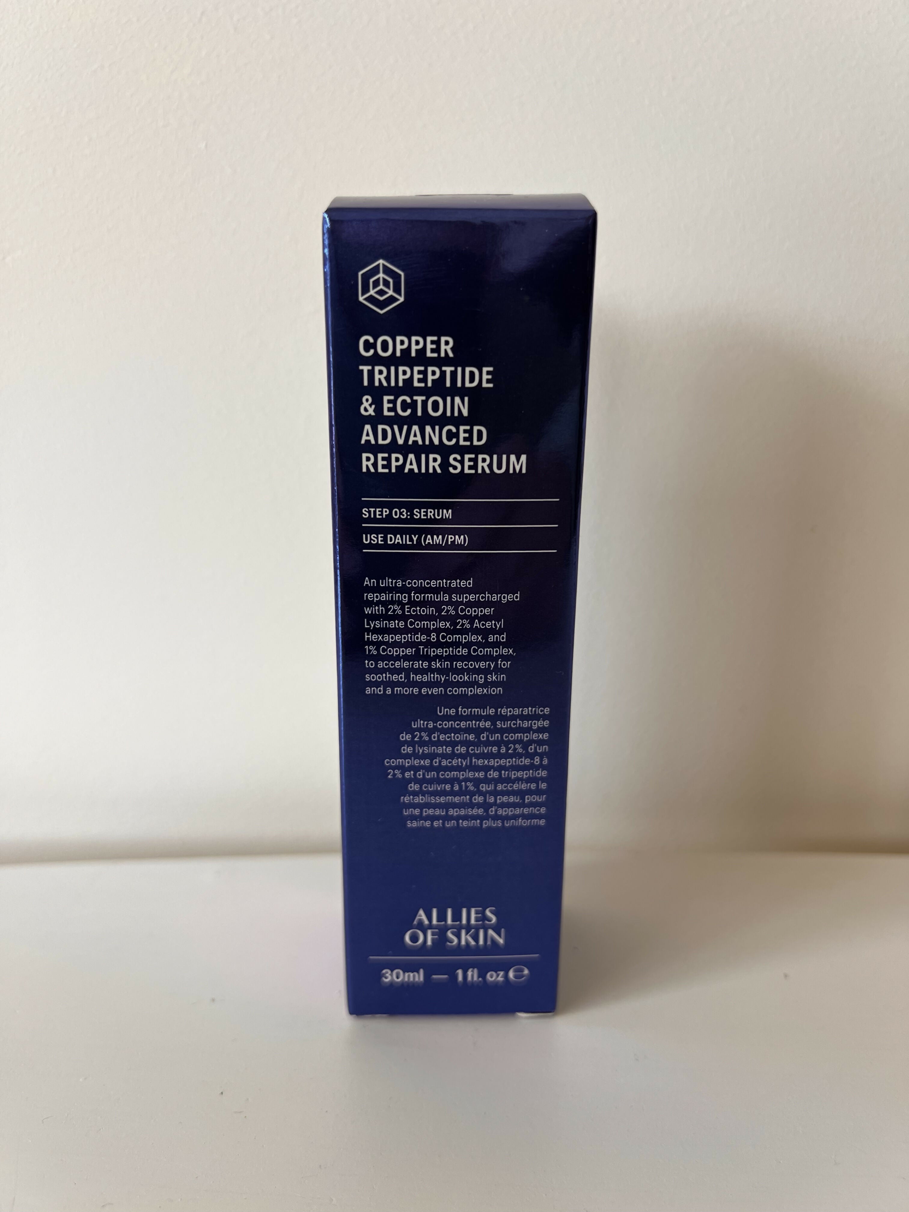 Allies of Skin Copper Tripeptide & Ectoin Advanced Repair Serum 30ml ...